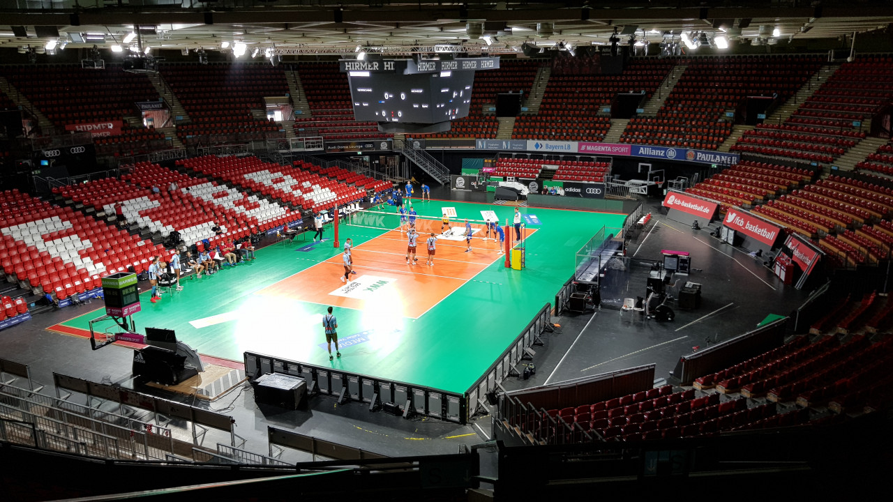 Testspiel "dahoam" - Volleyball wieder im Audi Dome